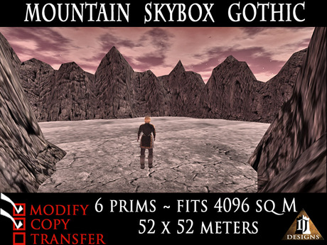 Second Life Marketplace - SKYBOX: MOUNTAIN SKYBOX GOTHIC
