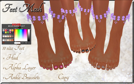 Second Life Marketplace - LSR - Feet Mesh