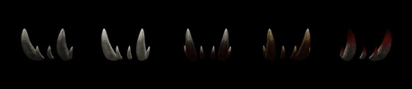 Second Life Marketplace - .Eldritch. Orc Teeth - Gnashers II