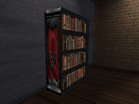 Second Life Marketplace - .:TD:. Red Gothic Bookcases