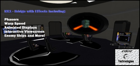 Second Life Marketplace - RX1 - Bridge With Effects - Evolve Holodeck ...