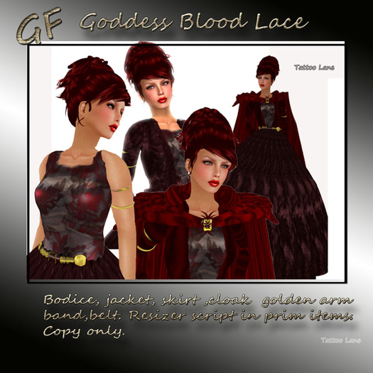 Second Life Marketplace - Goddess U Blood Lace