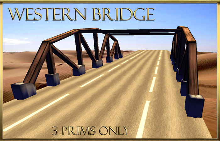 Second Life Marketplace - [Miss Guardian] Western Bridge - 3prims *PROMO*