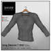 Second Life Marketplace - Shiver - Long Sleeves T-Shirt - Grey