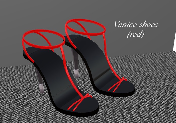 Second Life Marketplace - Venice red shoes
