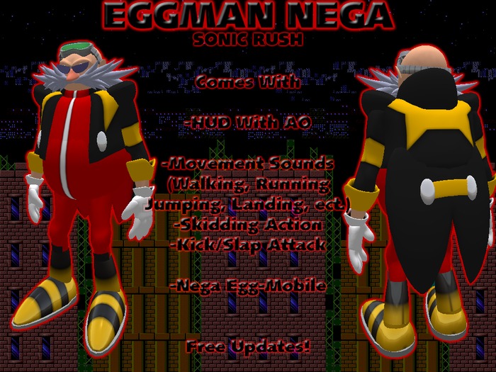 Second Life Marketplace - (LCD) Eggman Nega Avatar