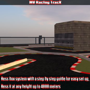 Second Life Marketplace - MV Racing Track [256x256m] [Low Prim] [Car ...