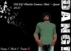 Second Life Marketplace - DANG! Charlie Canvas Shirt ~ Green