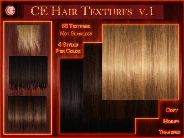 Second Life Marketplace - CE Hair Textures