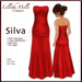 Second Life Marketplace - LMC SILVA - fully Rigged Mesh Gown - RED