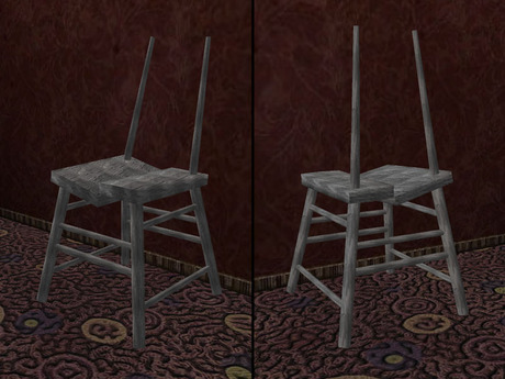 Second Life Marketplace - RE Old Broken Chair - Busted Furniture or ...