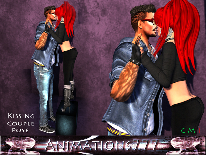 Second Life Marketplace - !A777 Couple kissing pose