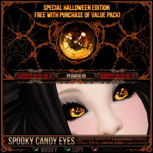 Second Life Marketplace - =^.^= Curious Kitties - Spooky Candy Eyes ...