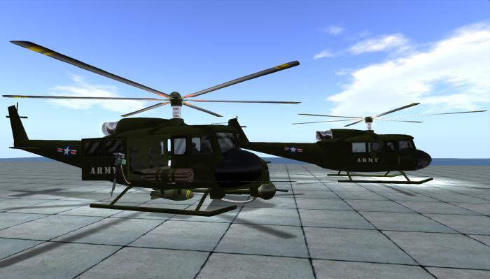 Second Life Marketplace - MA -BELL UH-1M US Vietnam 2.7 + VICE v1.2