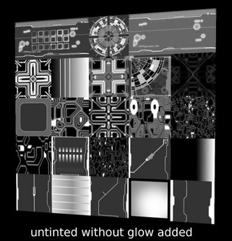 Second Life Marketplace - 46 Tron Style Sci fi Textures CMT