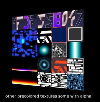 Second Life Marketplace - 46 Tron Style Sci fi Textures CMT