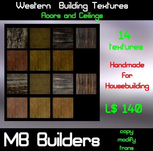Second Life Marketplace - Western Textures floors and ceilings