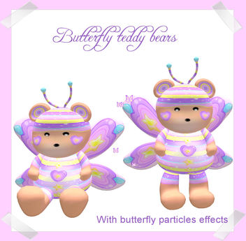Second Life Marketplace - Full Perms Cute Girly bears kit for builders