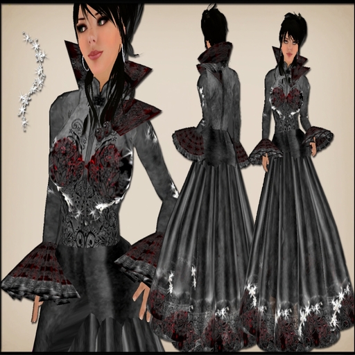 Second Life Marketplace - ek300 boxdress1 Veronica - GOTHIC GOWN ...