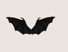 Second Life Marketplace - Standard Bat Wings ANIMATED BLACK