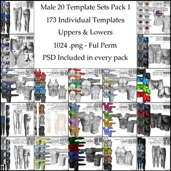 Second Life Marketplace - [NB] Inc. Template Inventory Pack 1 & 2 - 100 ...