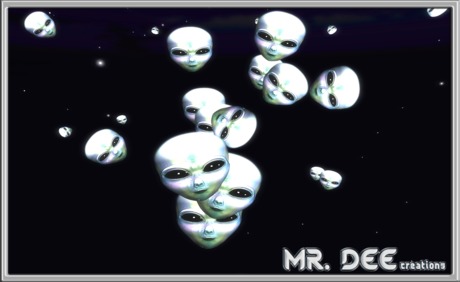 Second Life Marketplace - Bouncing Alien Head Particle - By MrDee