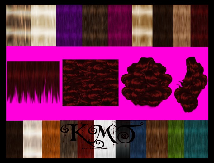 Second Life Marketplace - .:::K,M,T:::.Hair Collection Texture Pack ...