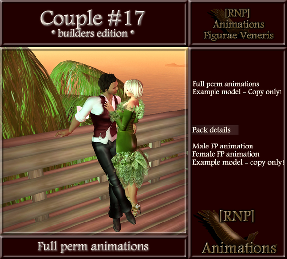 Second Life Marketplace - [RNP] Couple #17_Full perm couple animation