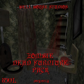 Second Life Marketplace - 131 BL ZOMBIE DEAD FURNITURE PACK