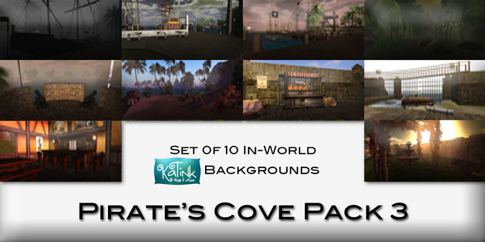 Second Life Marketplace - KaTink - Pirate's Cove Pack 3