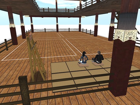 Second Life Marketplace - Authentic Outdoor Dojo Building (Japanese style).