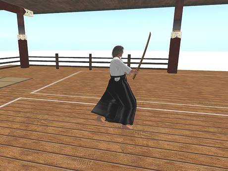 Second Life Marketplace - Authentic Outdoor Dojo Building (Japanese style).