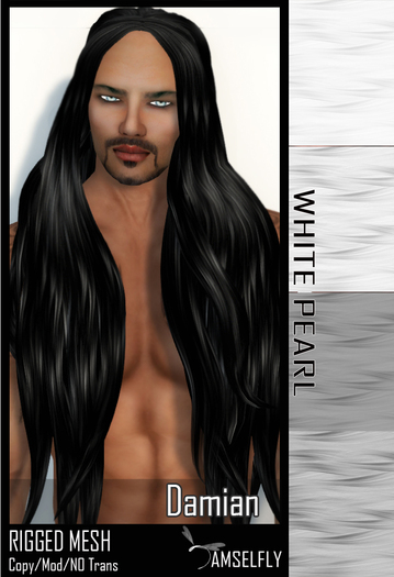 Second Life Marketplace - *~*Damselfly*~*Damian White Pearl