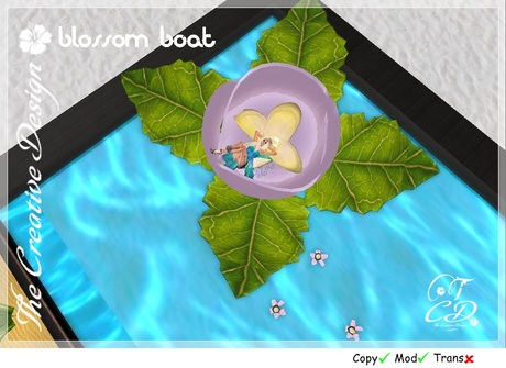 Second Life Marketplace - TCD Blossom Boat