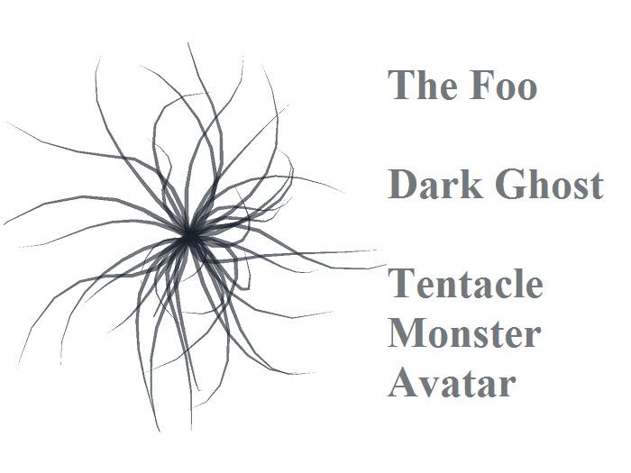 Second Life Marketplace - The Foo - Tentacle Monster Avatar - Dark Ghost