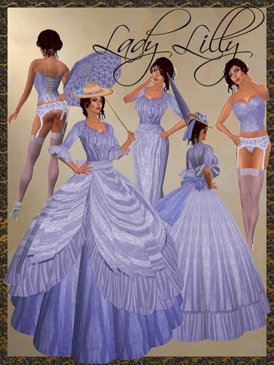 Second Life Marketplace - *Goddess* Lady Lilly Western Costume in ...