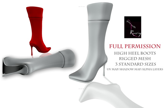 Second Life Marketplace - Ruxy-Full permision High Hell boots DEMO