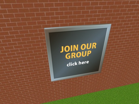 Second Life Marketplace - Full Perm Original Join Group Sign Texture