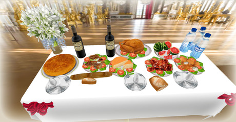 Second Life Marketplace - Lalba Weddings - Table Buffet weddings