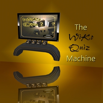 Second Life Marketplace - * S & L * EXCLUSIVE * WIKO Quiz machine ADD ...