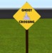 Second Life Marketplace - L&B Ghost Crossing Sign