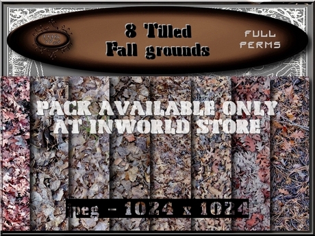 Second Life Marketplace - Tiled fall ground 4 FULL PERMS single texture