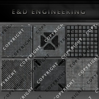 Second Life Marketplace - [IAP102] 1024px 6 Aged Steel Alloy Panel ...