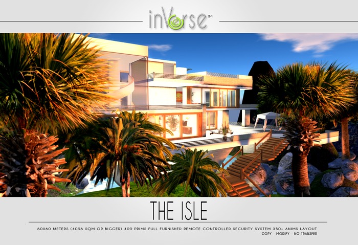 Second Life Marketplace - The Isle full furnished house skybox with ...