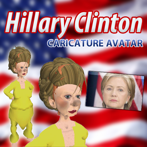 Second Life Marketplace - Hillary Clinton 2012 CARICATURE AVATAR