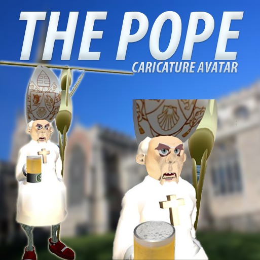 Second Life Marketplace - The Pope Caricature Avatar