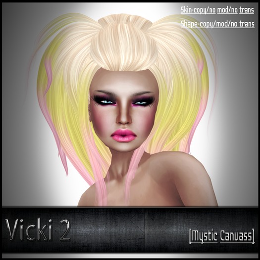 Second Life Marketplace - [MC] Vicki 2 Skins And Bonus Shape DEMO Boxed