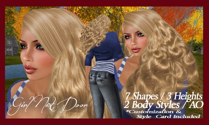Second Life Marketplace - Advanced Avatar - Girl Next Door -BOX