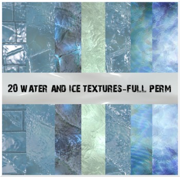 Second Life Marketplace - !LLWD! 20 Water & Ice Textures(Full Perm)