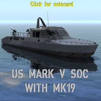 Second Life Marketplace - Mark V Special Operations Craft